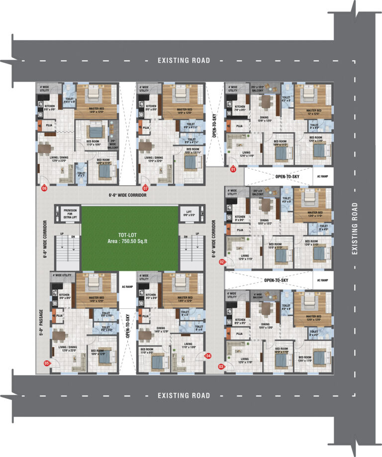 2 & 3 BHK Apartments for Sale in Kurnool - Kurmam Infra